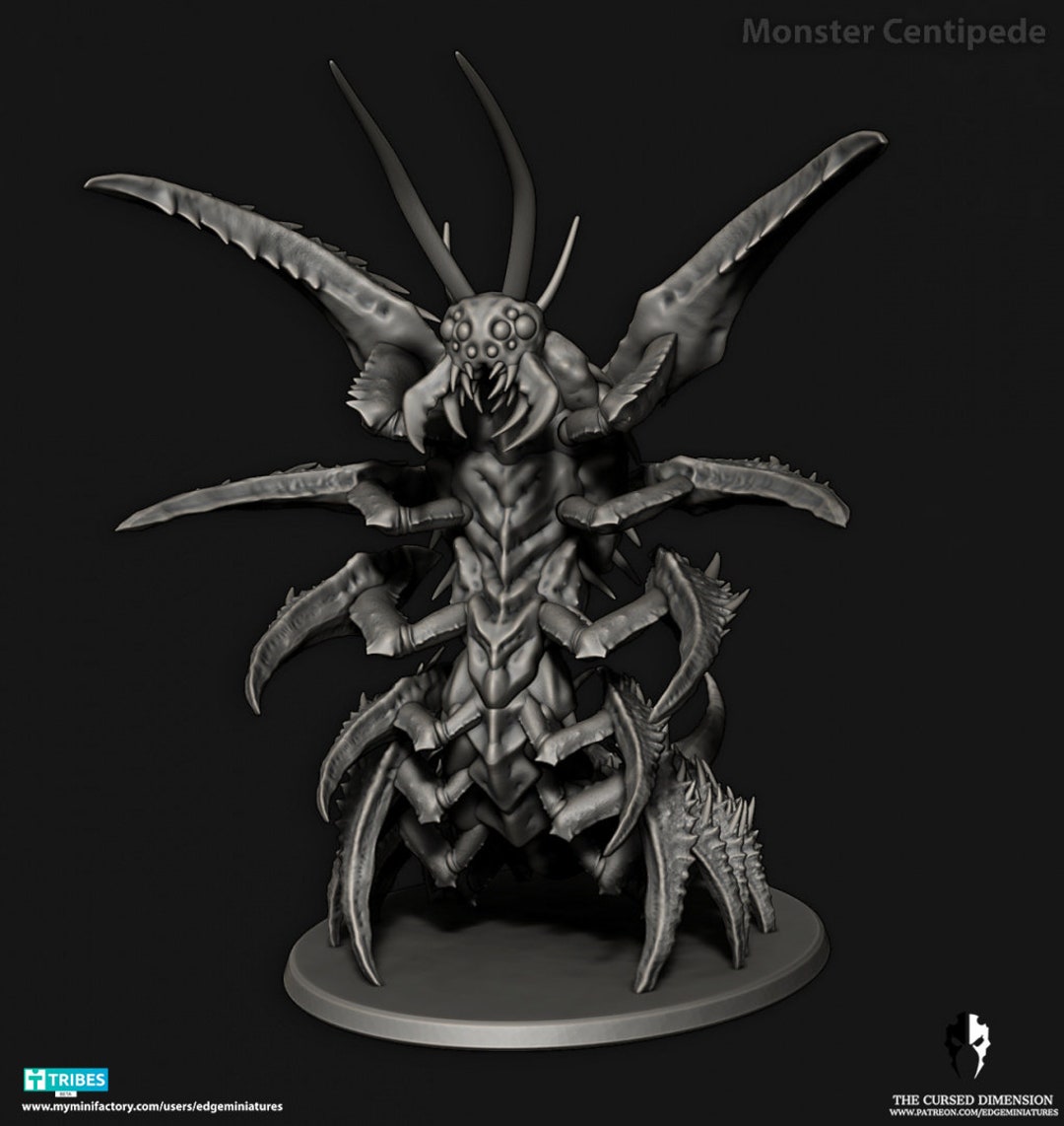 Hive Aliens Monster Centipede Edge Miniatures Sci-fi - Etsy