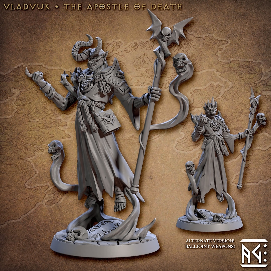 Barrow Ghouls Vladvuk the Apostle of Death Artisan Guild D&D Pathfinder ...