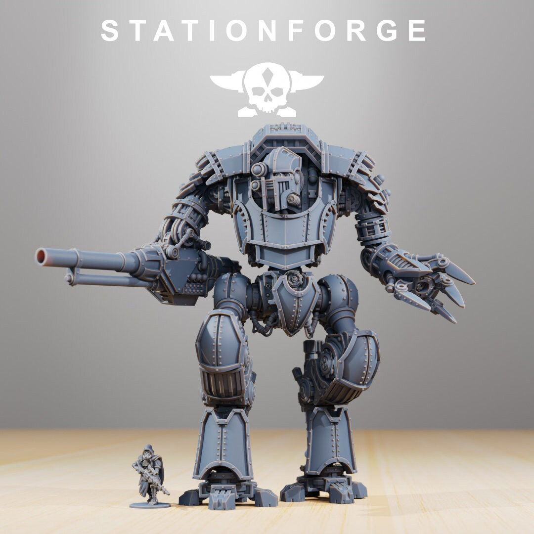 Scavenger Defender Mk1 Station Forge Sci-fi Wargame Proxy Miniatures ...