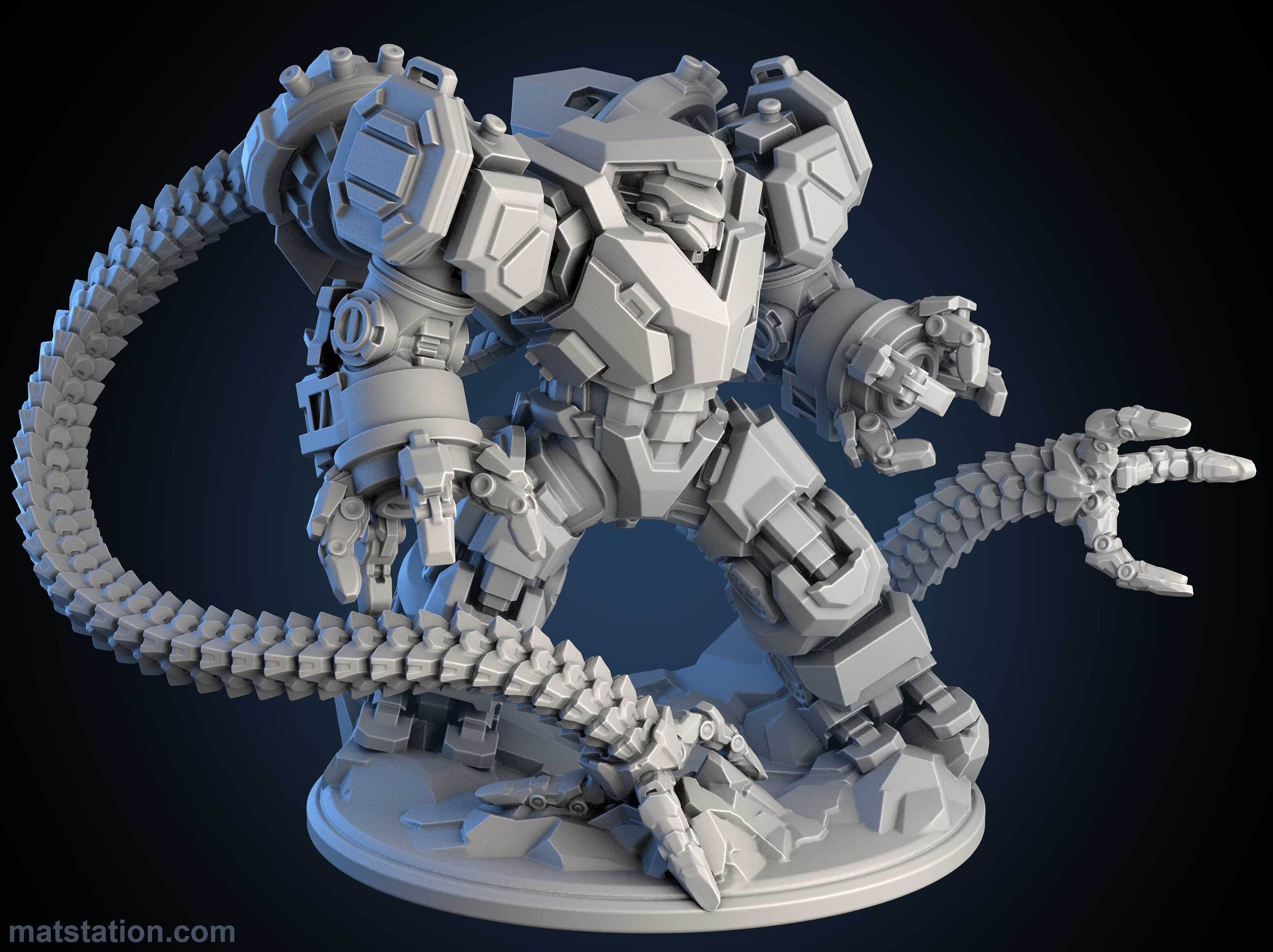 Cyborg Hulk Mecha 90mm Sci-fi Miniatures Tabletop RPG - Etsy Canada