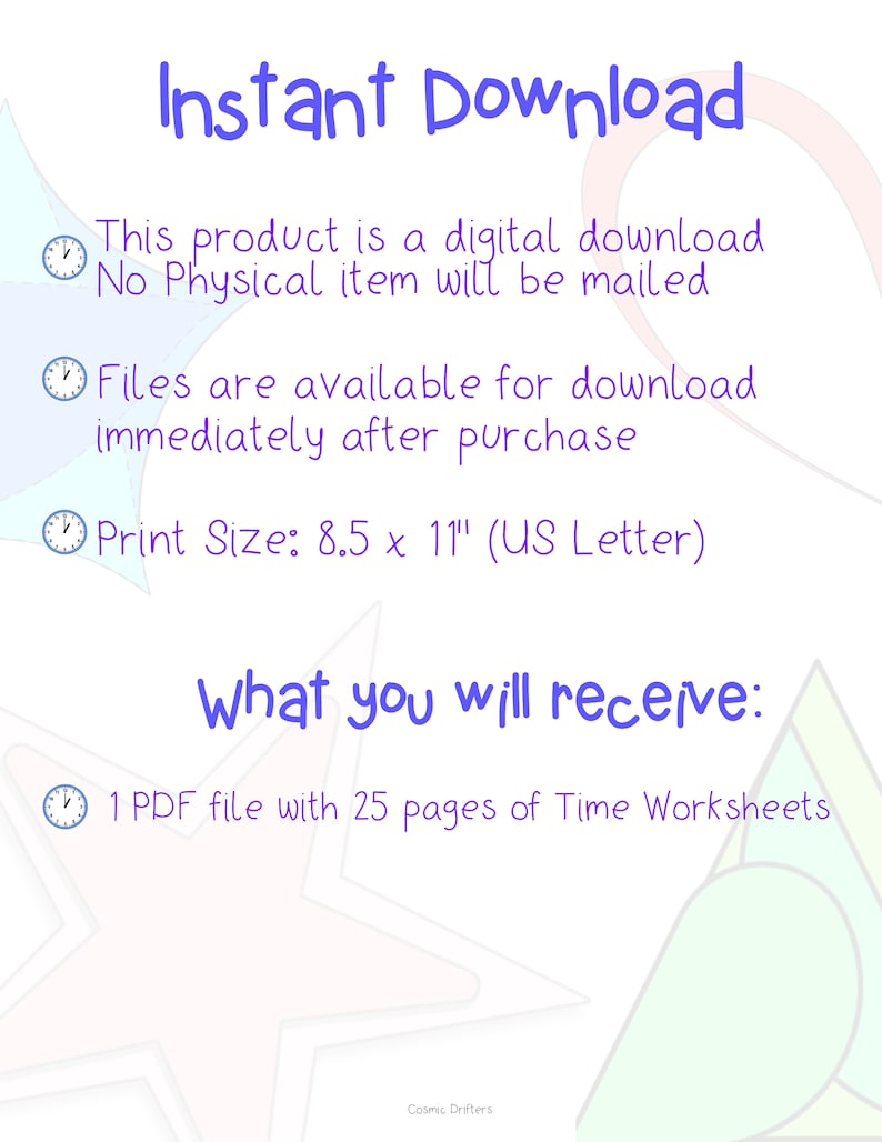 25 Printable Time Learning Worksheets | Learn to Tell Time for ...