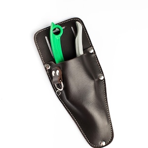 Pruner Sheath. Leather Holster - Tool Pouch for Pruning Shears or ...