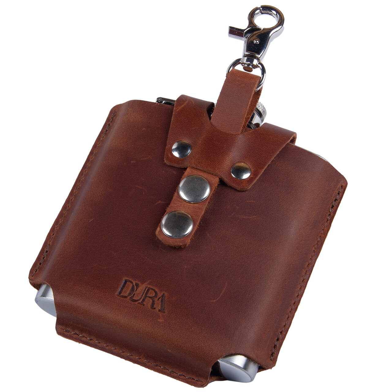 Leather Hip Flask. Personalized Vintage Flask Sleeve. Leather Flask ...