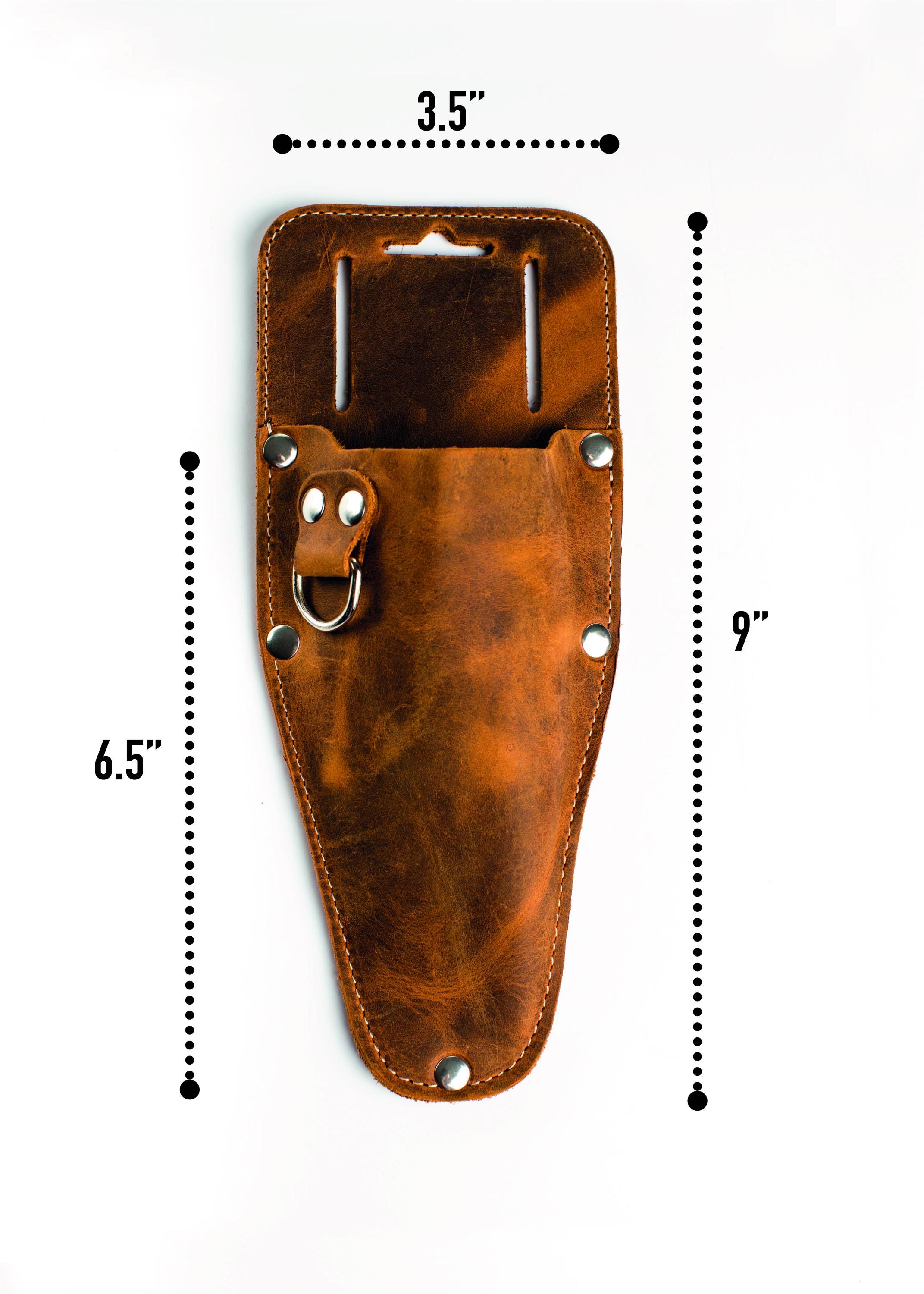 Personalized Leather Pruner Sheath, Garden Tool Holster Belt Pouch ...