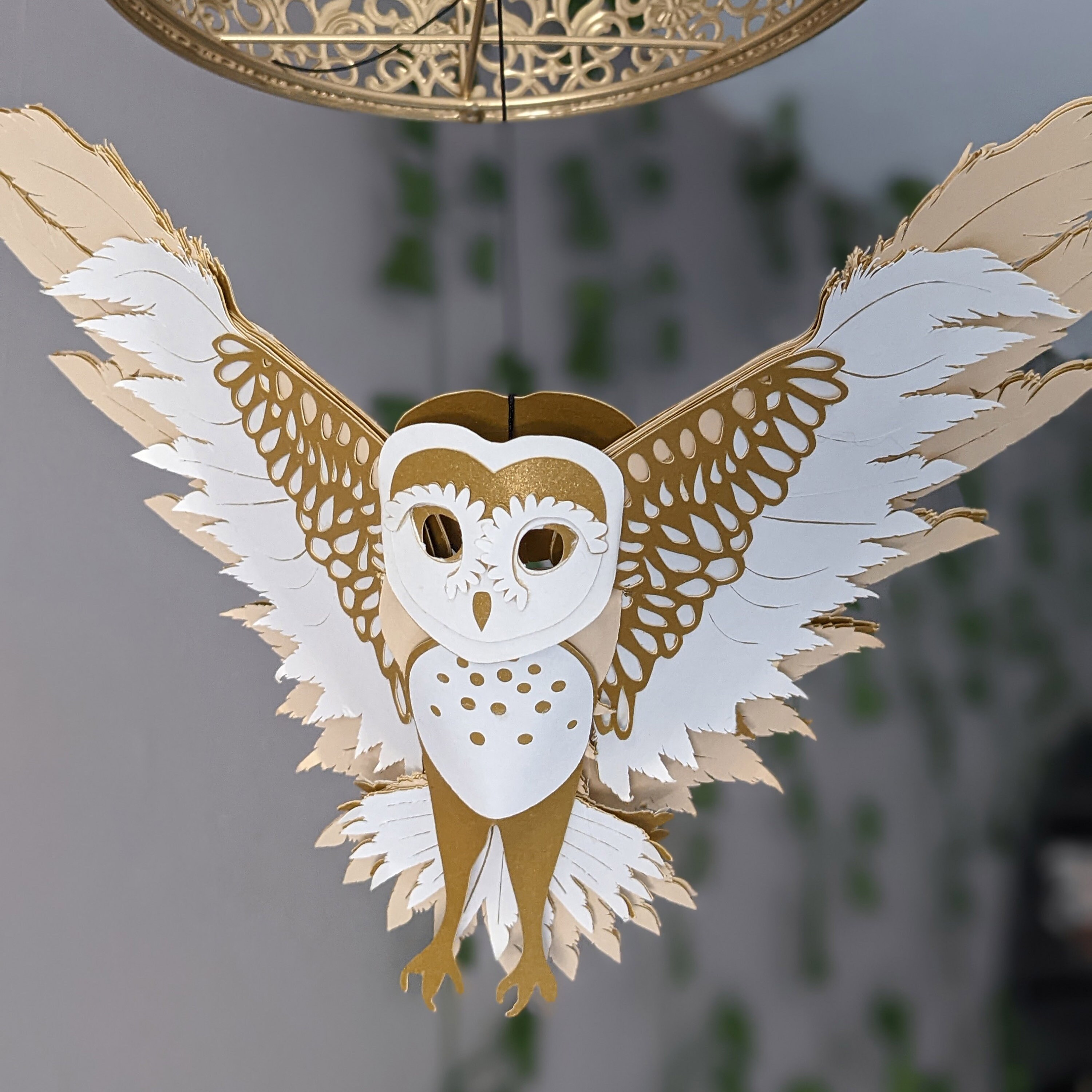 DIY Owl Hedwig Mobile Pdf, Png, Svg, Dxf, Eps, Silhouette V3, DIY ...