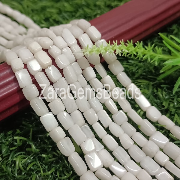 White Agate Beads - Etsy