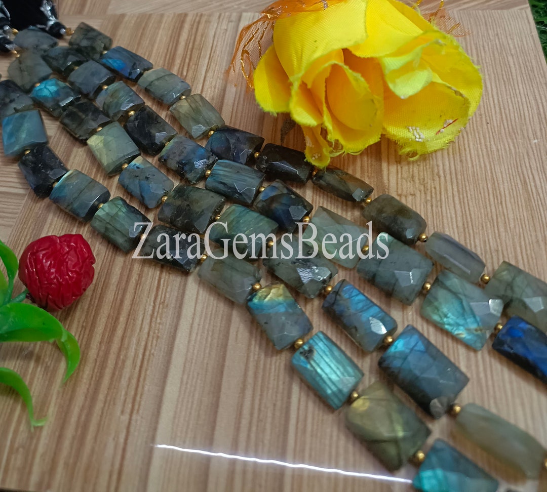 Natural Labradorite Flash Gemstone Beads, 10x14-12x15mm, 8 Inch Strand ...