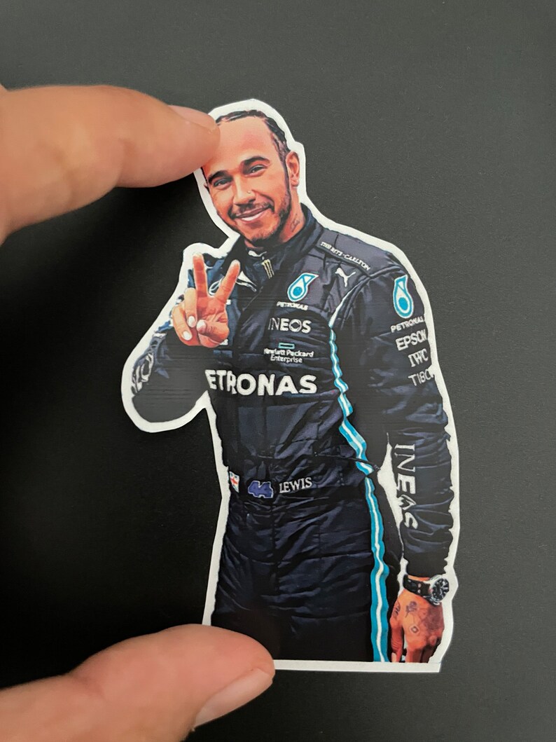 Lewis Hamilton Sticker - Etsy