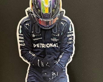 Lewis Hamilton Sticker - Etsy