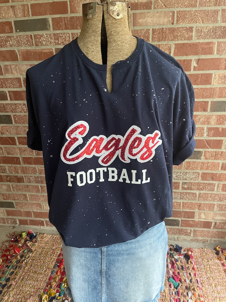 Custom School Tshirt Custom Mascot Shirt Sparkle Tee Custom - Etsy