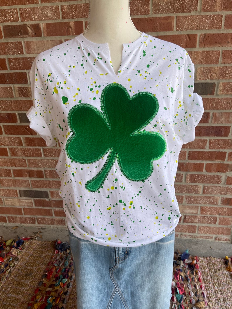 Blingy St Patrick's Day Shirt, Sequin St Patrick's Day Shirt - Etsy