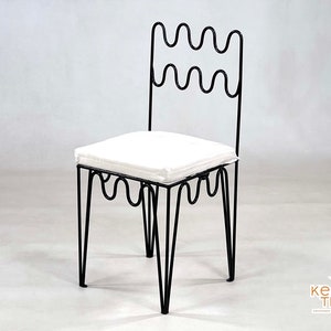HANDMADE IRON CHAIRS - Moroccan Handpainted Iron Stools - Luxurious ...