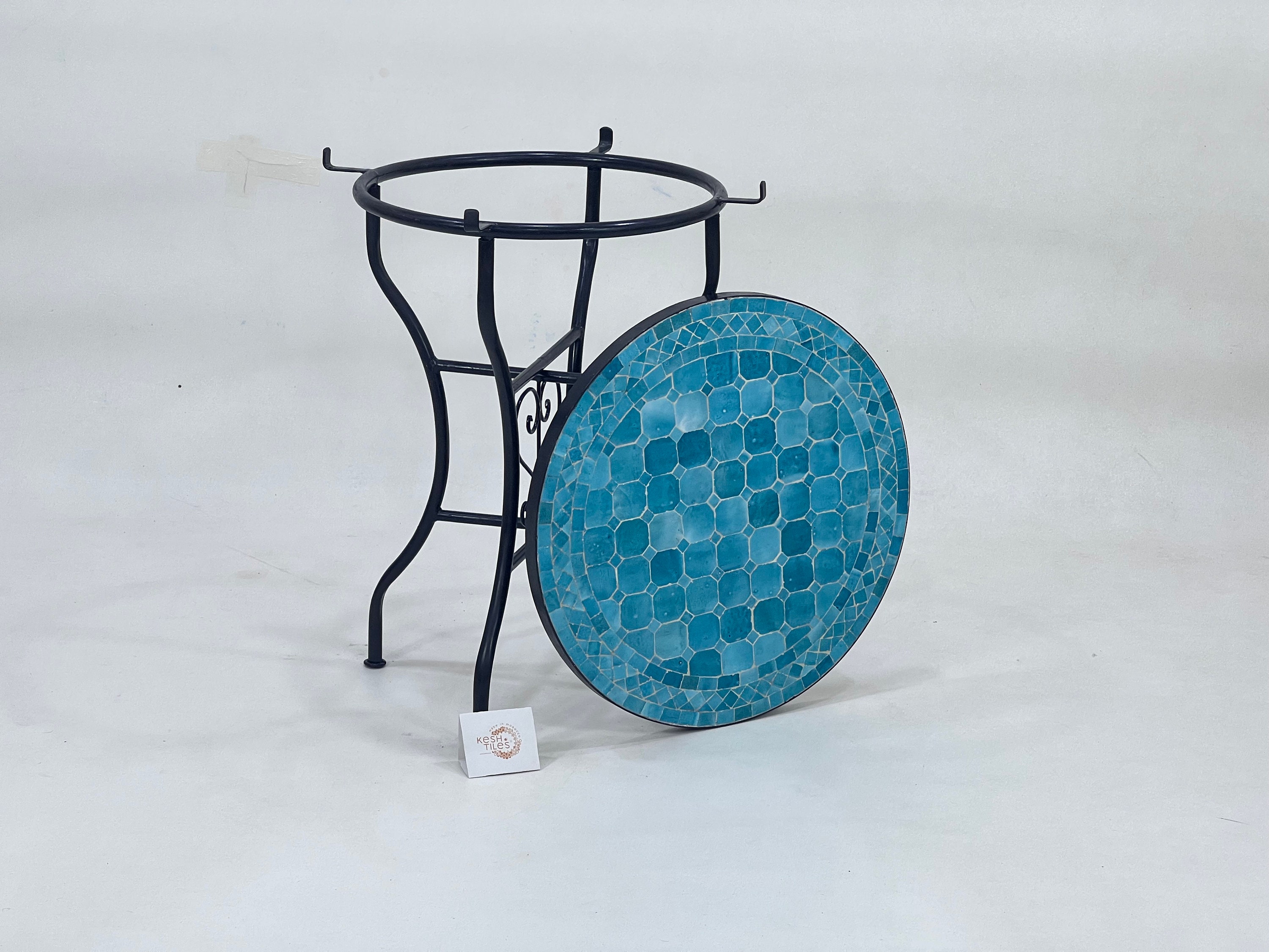 GORGEOUS MOSAIC TABLE Handmade Round Table Moroccan Mosaic - Etsy