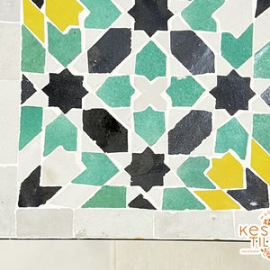 24inch Luxurious Mosaic SQUARE TABLE, Handicraft Colorful Tiles Table ...