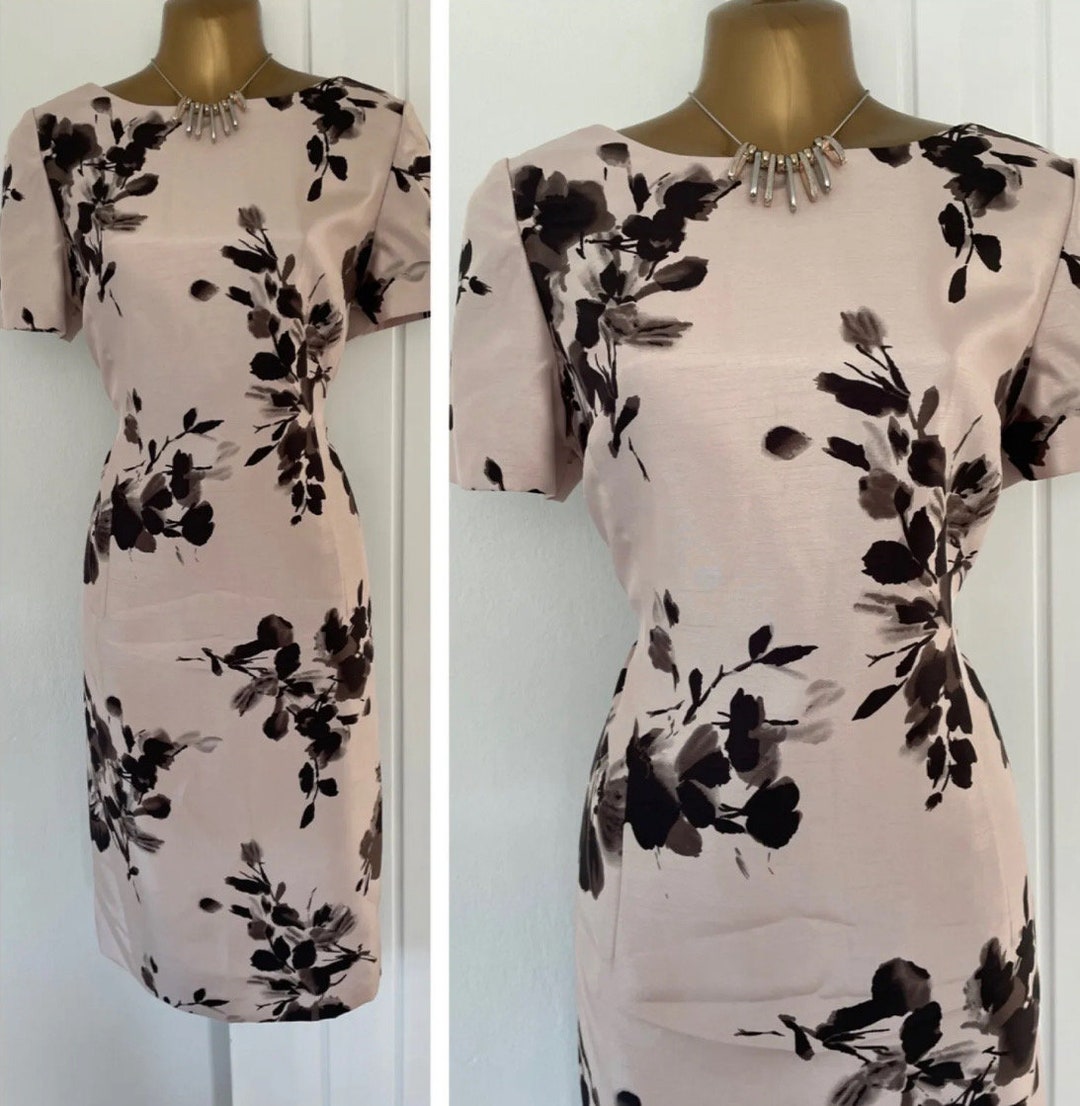 Jacques Vert Dress Size 10 Champagne Mother of the Bride Occasion ...