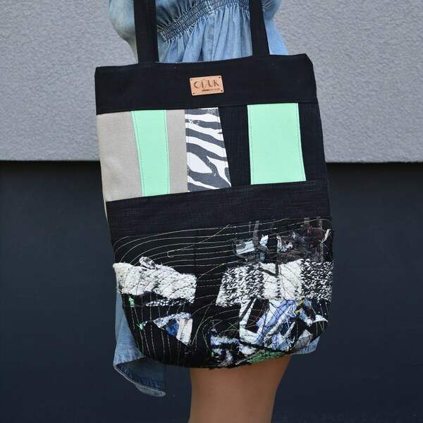 Upcycled Tote Bag - Etsy