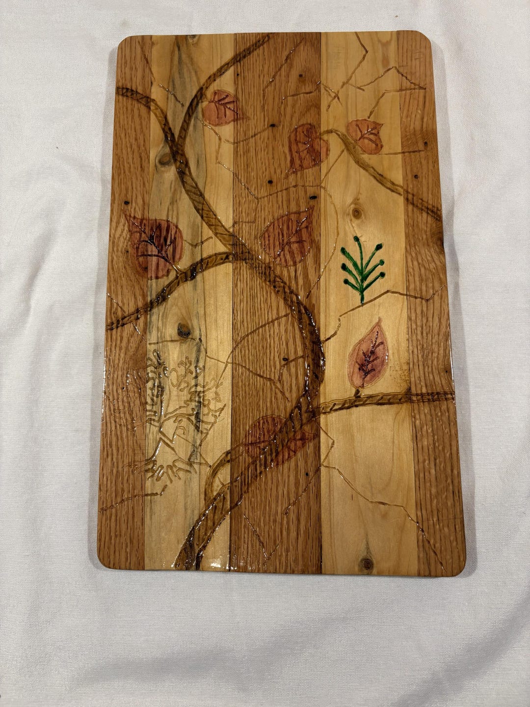 Decorative Butcher Block Cutting / Charcuterie Board - Etsy