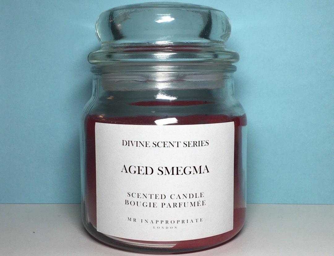 Funny Candle Label x2 Aged Smegma Rude Candle Sticker - Etsy