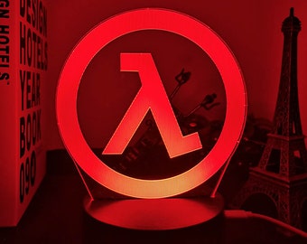 Neon Sign Half Life - Etsy