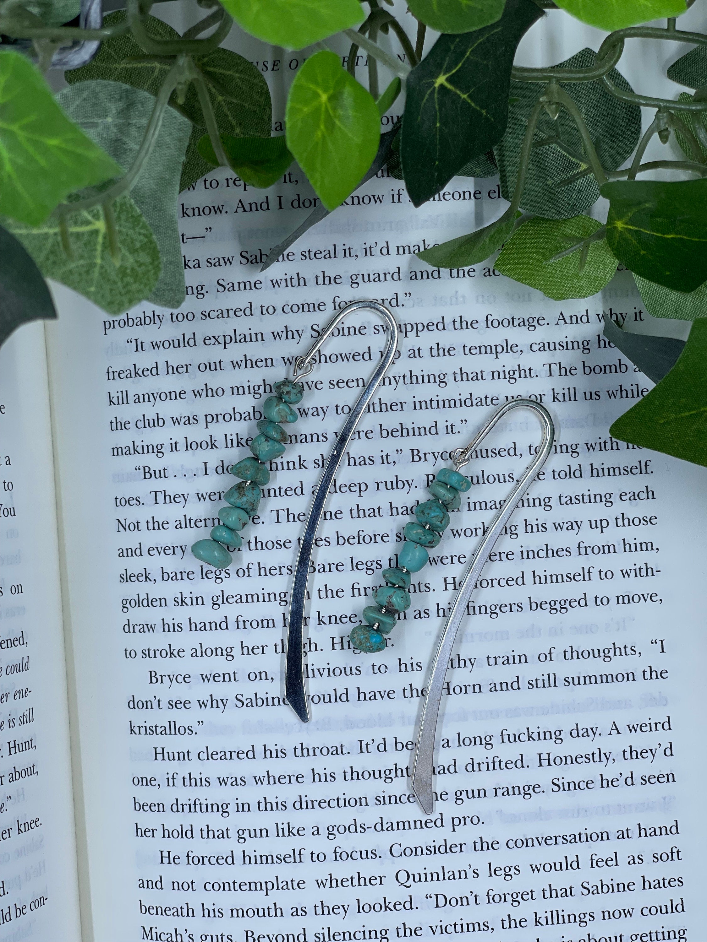 Semi Precious Gemstone Bookmarks - Etsy