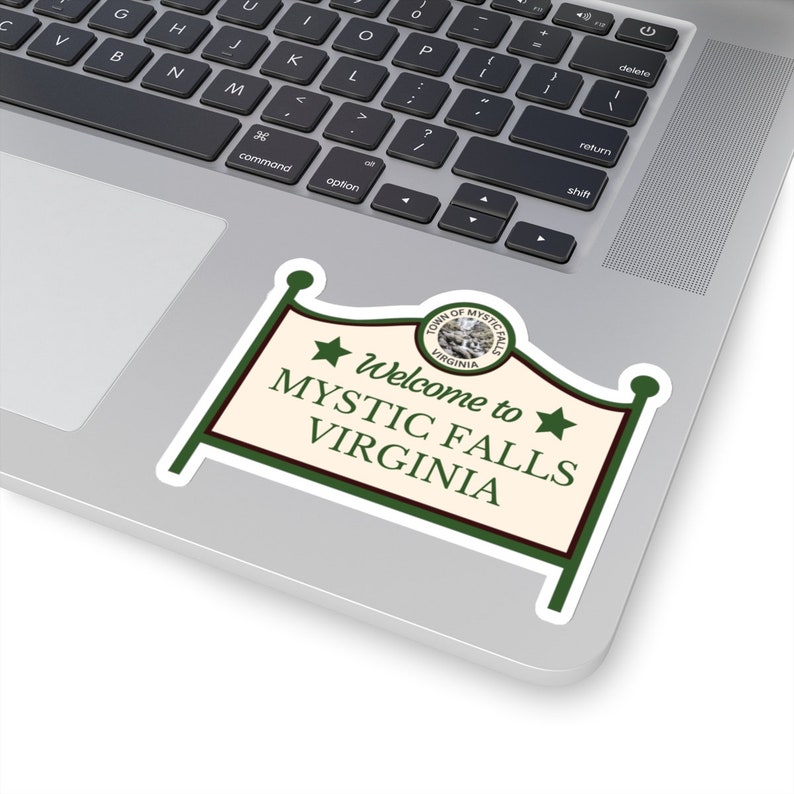 Mystic Falls Welcome Sign Sticker TVD Vampire Diaries - Etsy