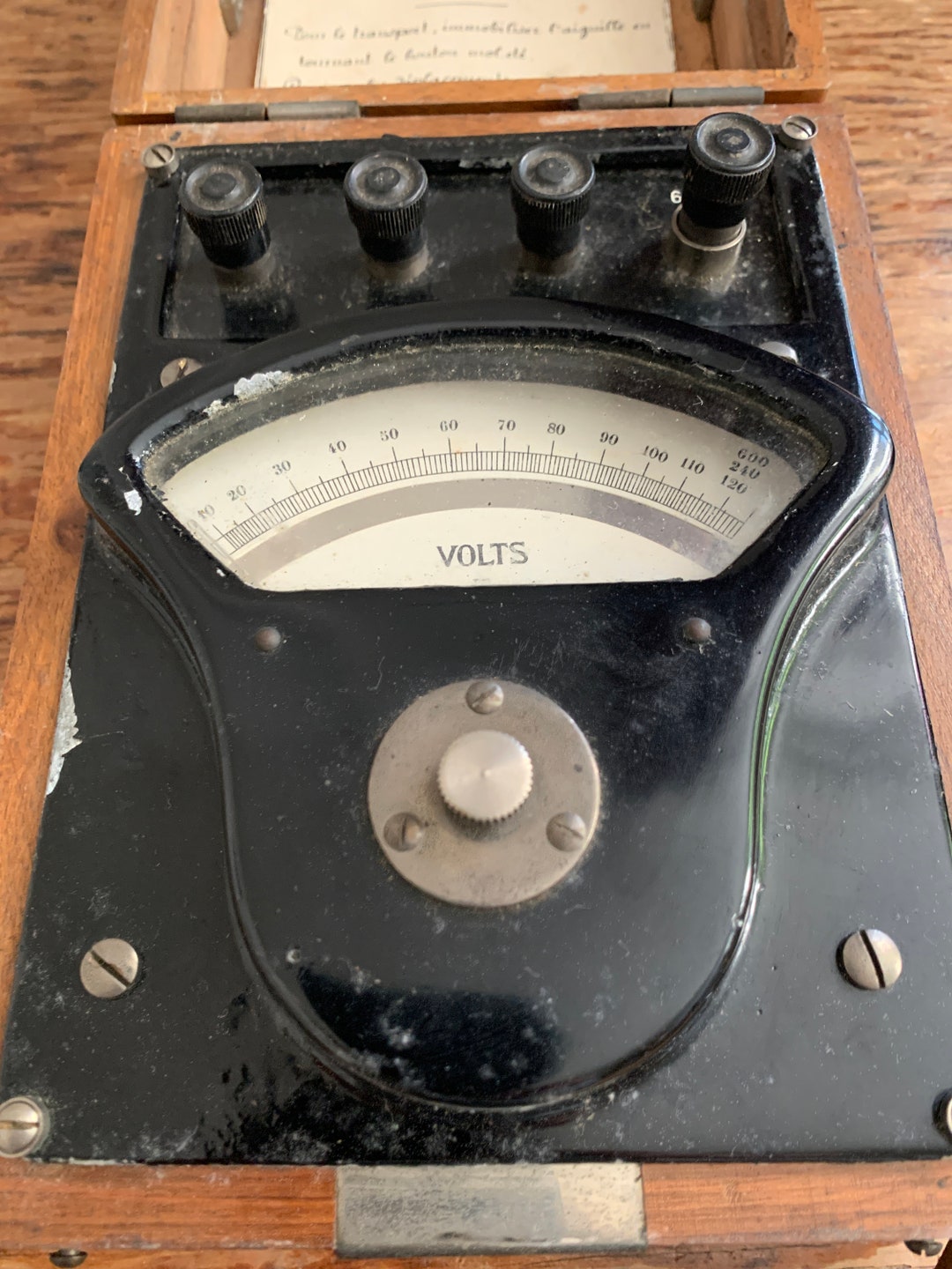 Vintage French Multimètre : Antique Multimeter in Wooden Box - Etsy