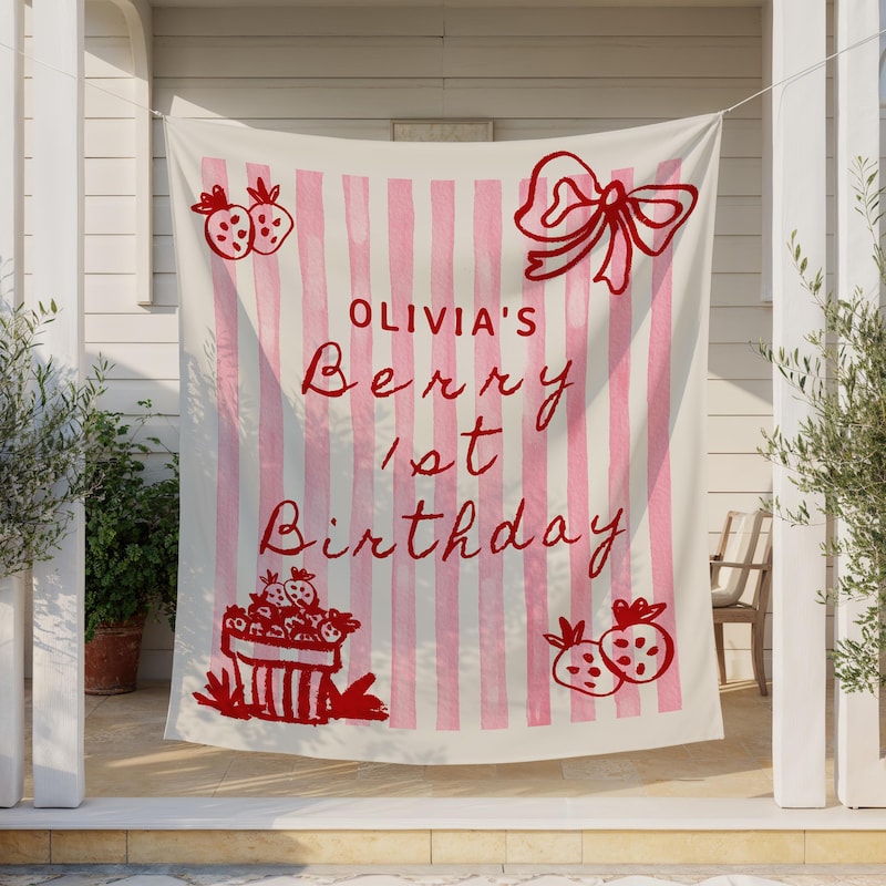 Birthday Banner Sign Red - Etsy