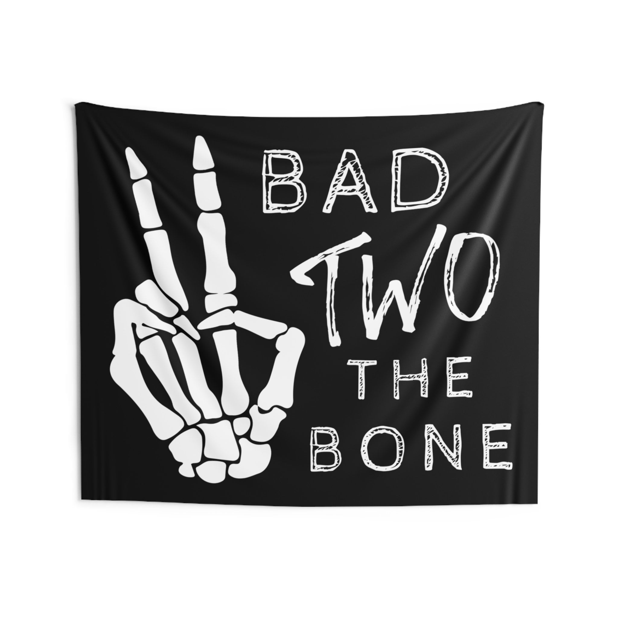 Bad TWO the Bone Birthday Backdrop Bad 2 the Bone Party Large Banner ...