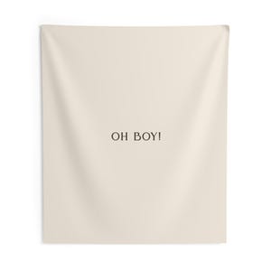 Oh Boy Baby Shower Backdrop | Boy Baby Shower Fabric Banner Decor | Oh ...