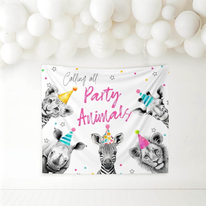 Party Animal Banner - Etsy