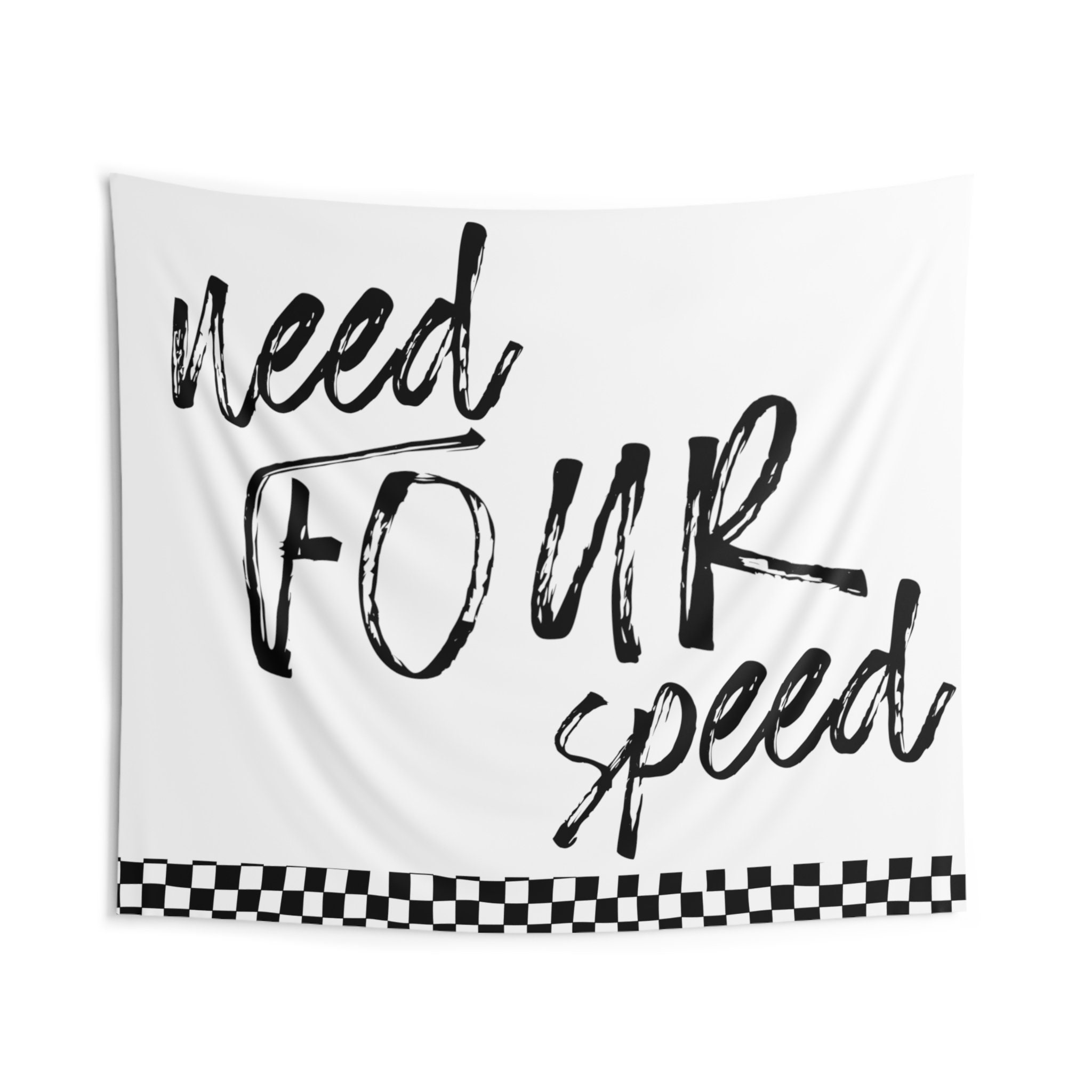 Need FOUR Speed Birthday Backdrop Need 4 Speed 4th Birthday Banner Race ...