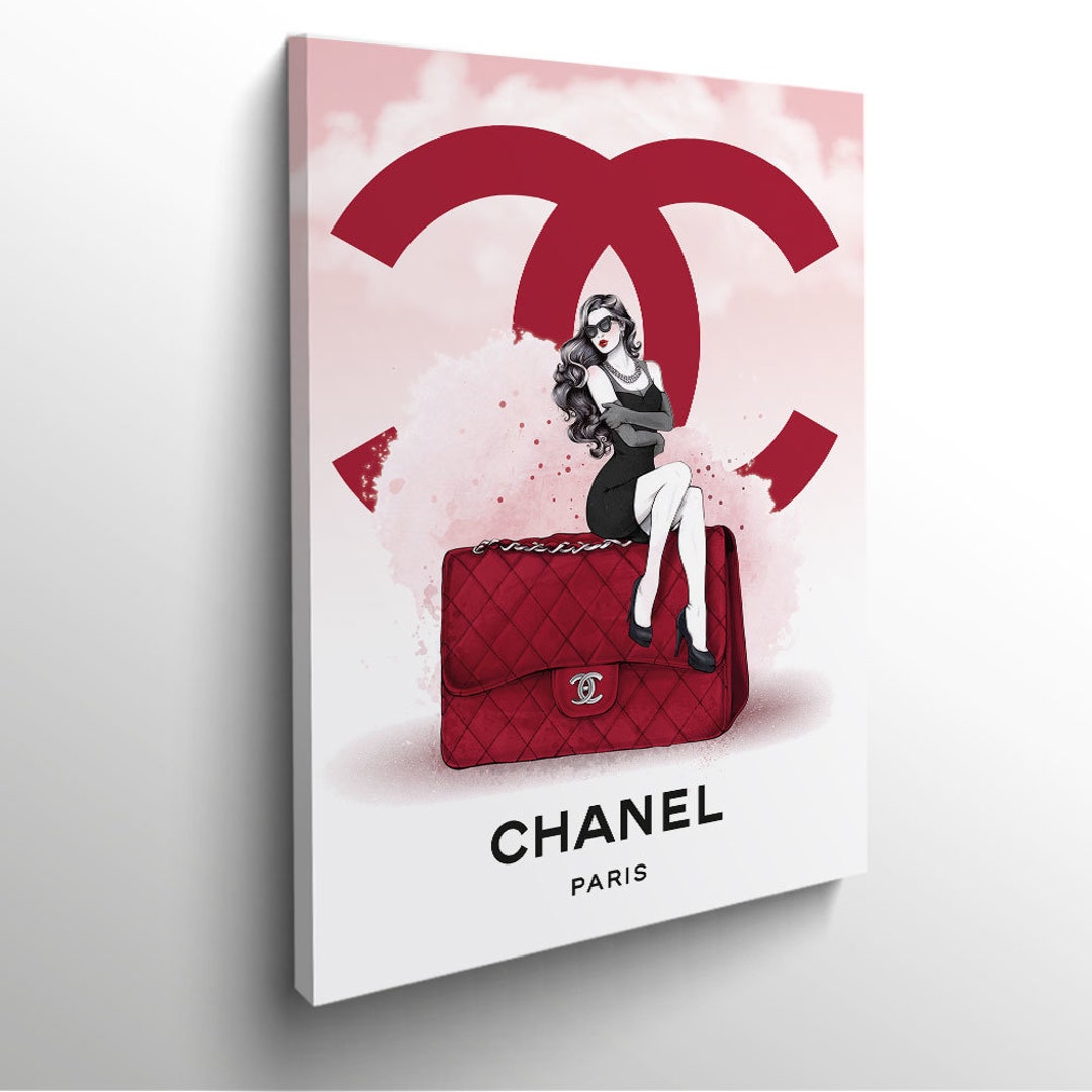Chanel Wall Decor, Photo Frames, Canvas Prints and Posters - Etsy