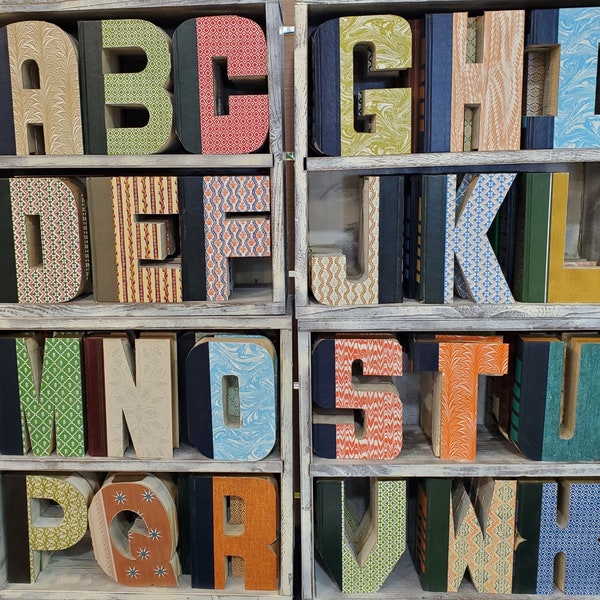 Book Letters - Etsy