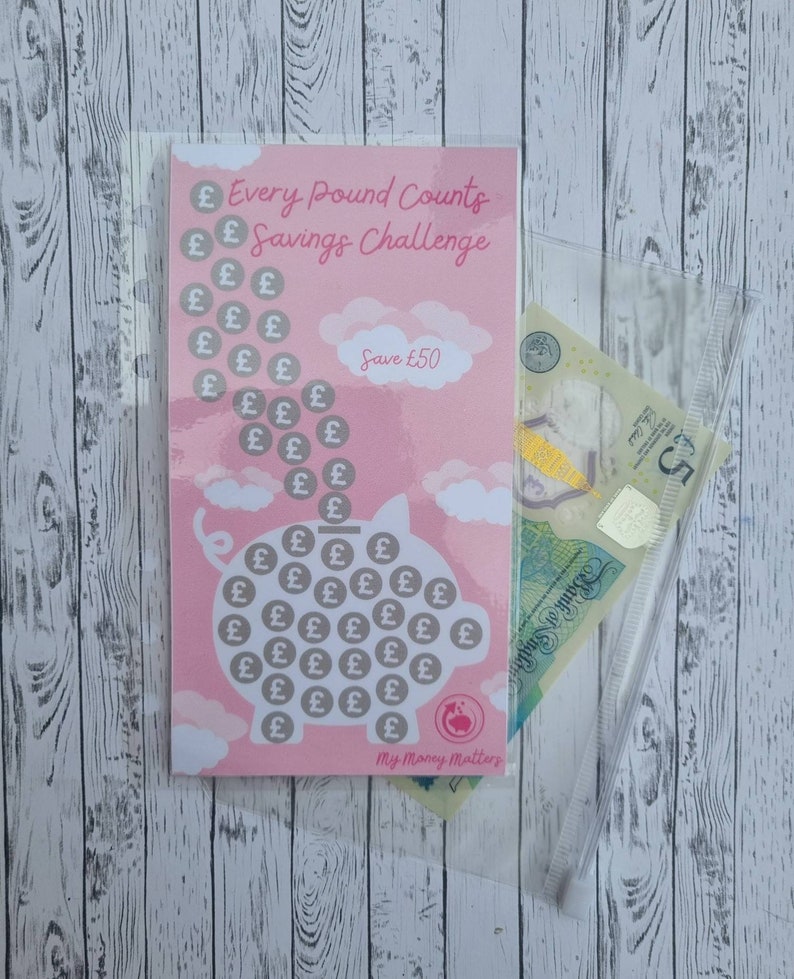 Cash Savings Challenge Tracker | A6 Binder Insert - Etsy UK