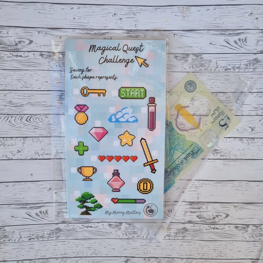 Boys | Pixelated | MAGICAL QUEST Cash Savings Challenge | Gaming ...