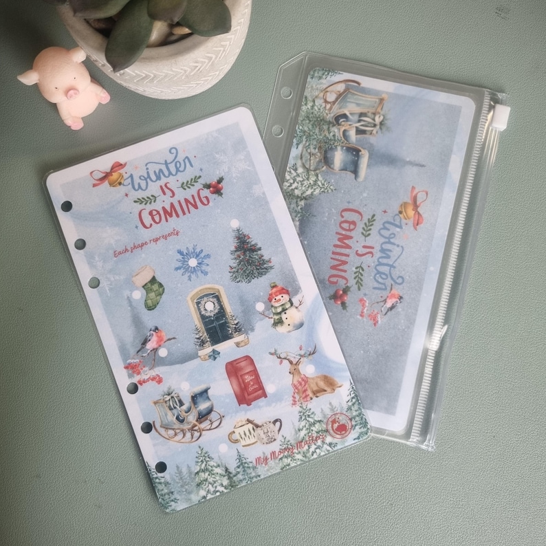 Winter Cash Savings Challenge | Laminated Budget Tracker - Etsy UK