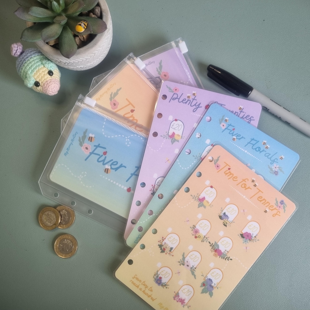 Cash Savings Challenge Tracker, Budgeting Insert and Wallet - Etsy