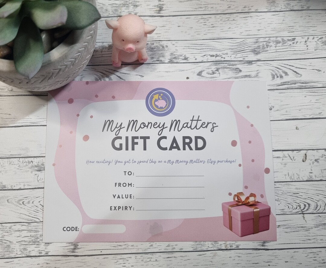 GIFT CARD | My Money Matters | Cash Savings Money Challenge | Save ...