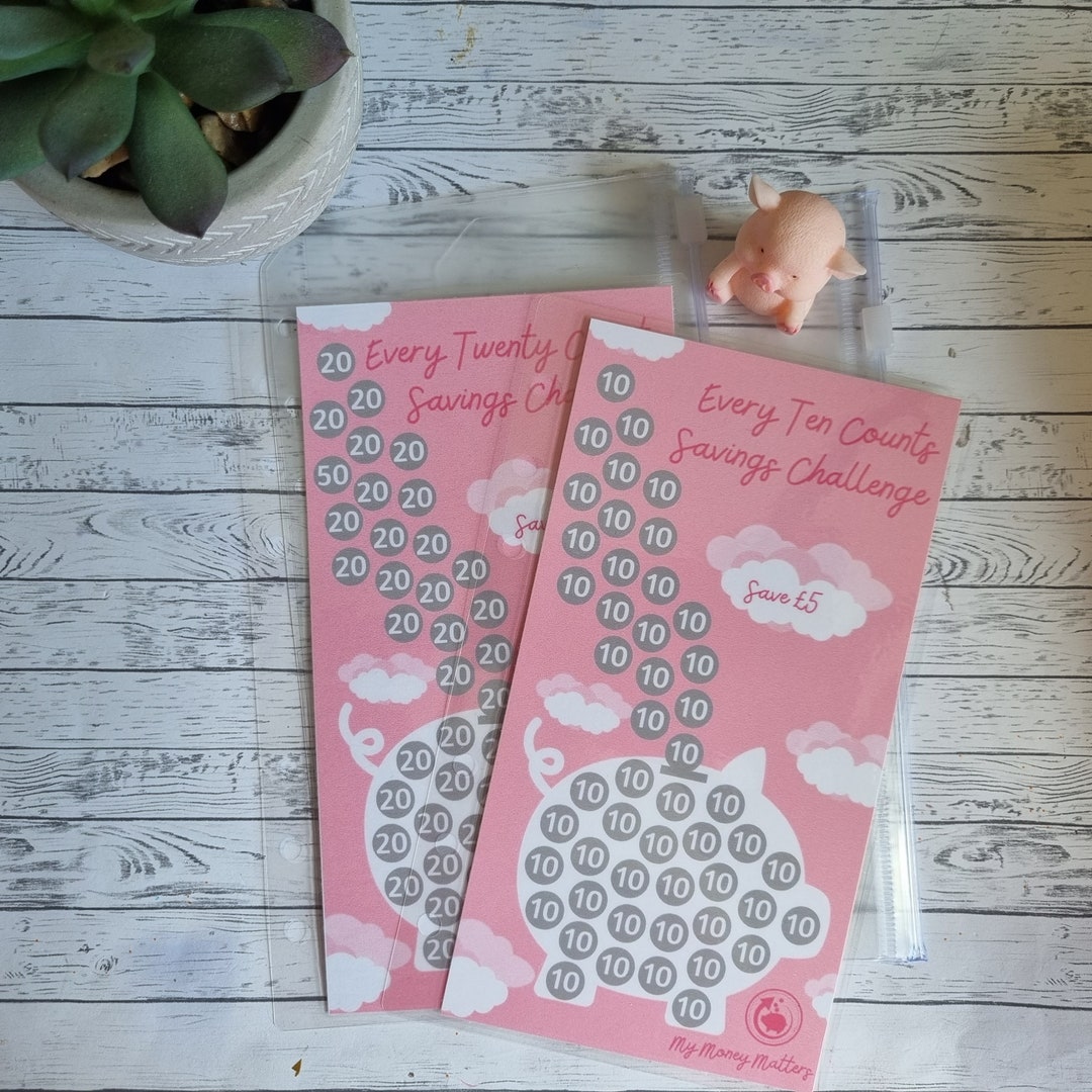 20p | 10p | 5 Pound | 10 Pound | SAVINGS MONEY CHALLENGES | Piggy Bank ...