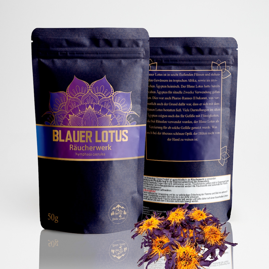 Blue Lotus Flowers | 50 Grams | Nymphaea Caerulea | Sri Lankan Blue ...