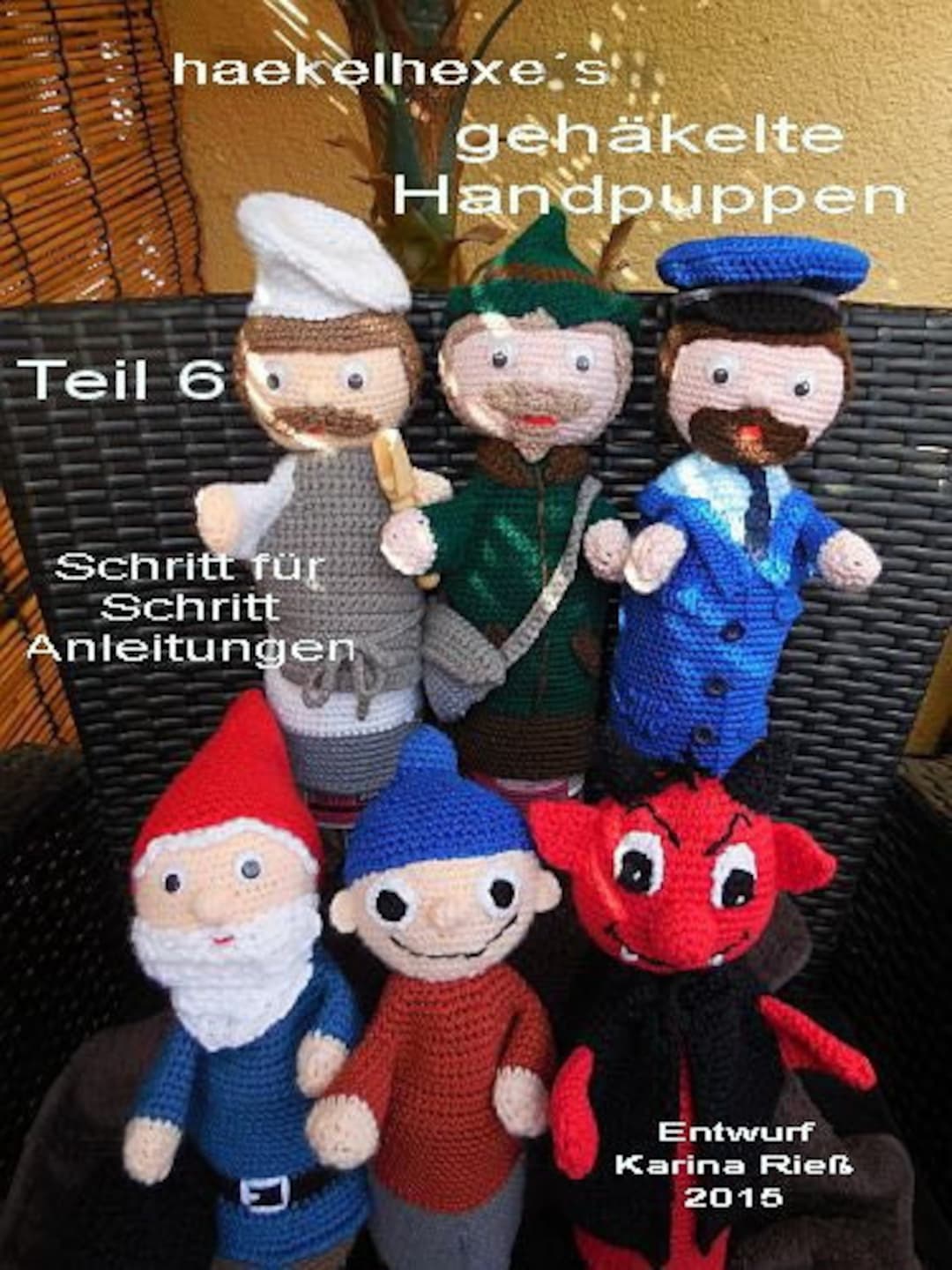 PDF Hand Puppets 6 Crochet Patterns Instructions Handcraft - Etsy