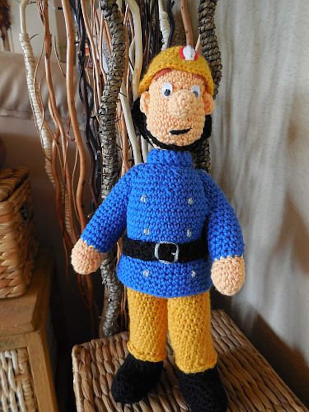 PDF Instructions Fireman Sam Crochet Pattern Crochet - Etsy