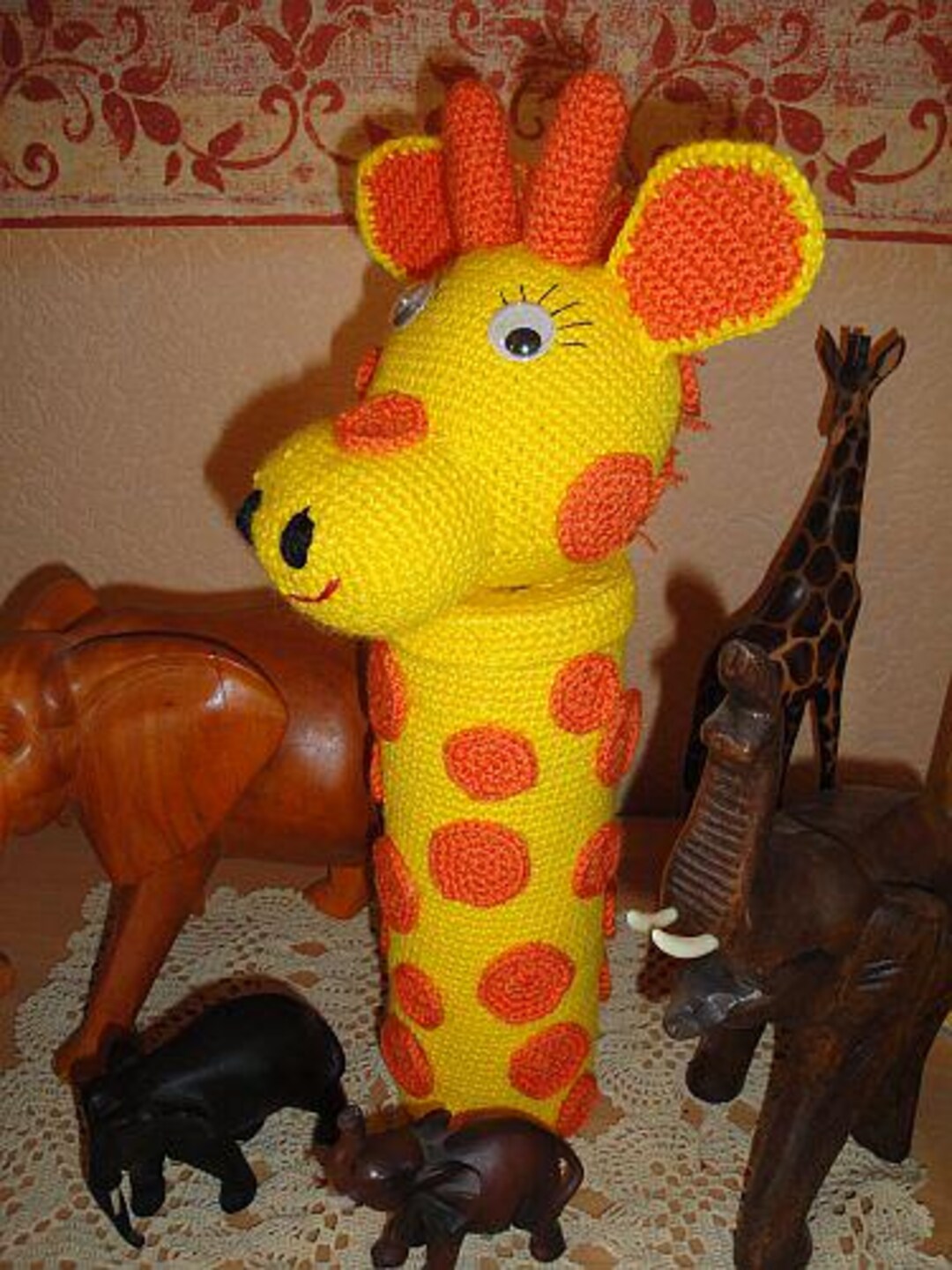 PDF Crochet Pattern Pringles Can Crocheted as a Money Box Giraffe - Etsy