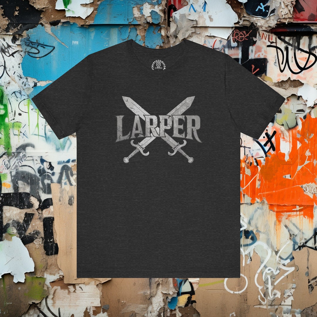 LARPER T-Shirt Live Action Role Play Tee Cosplay Enthusiast Top ...