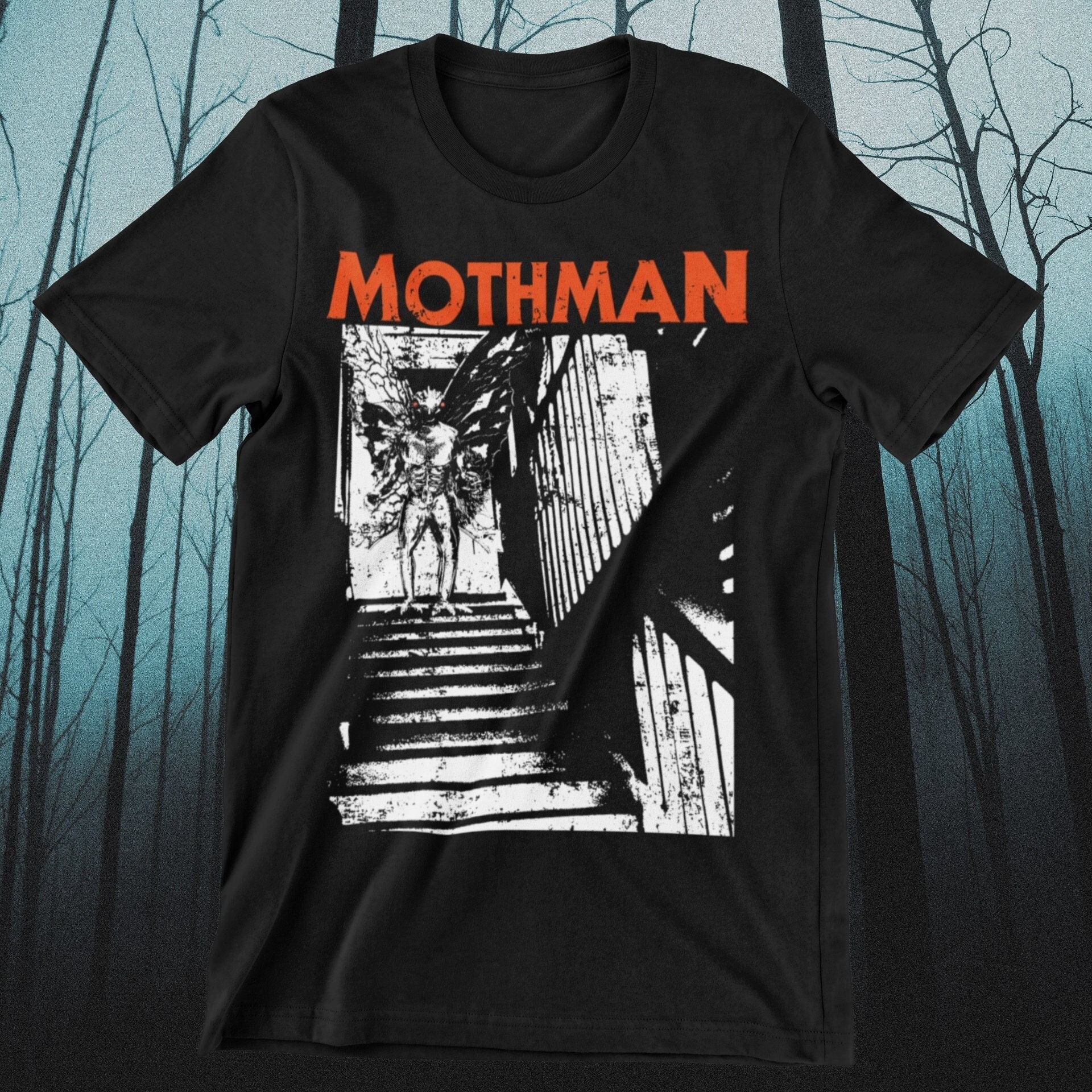 MOTHMAN T-SHIRT for Horror Movie Lovers of Halloween and Michael Myers ...