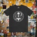 Alien Peace Sign T-shirt UFO Gray Tee Soft Cotton Alien Top ...