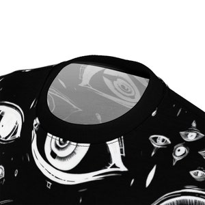 EYES ALL OVER Shirt | Soft Microfiber-knit | All-seeing T-shirt | Punk ...