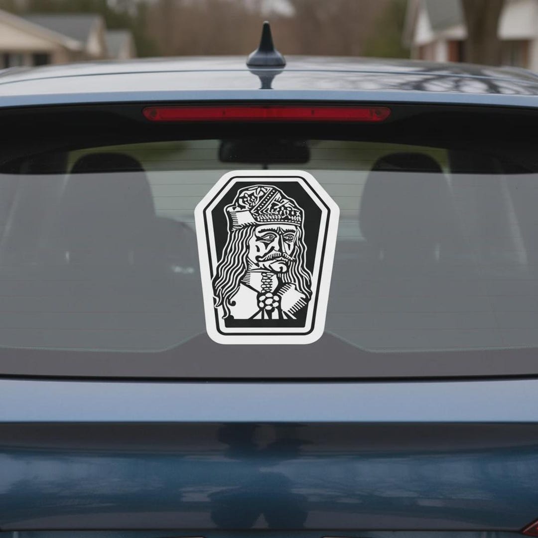 Dracula Vlad Tepes Goth Bat Decal • Vampire Sticker • Gothic Car Decal ...