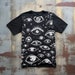 EYES ALL OVER Shirt Soft Microfiber-knit All-seeing T-shirt Punk Goth ...