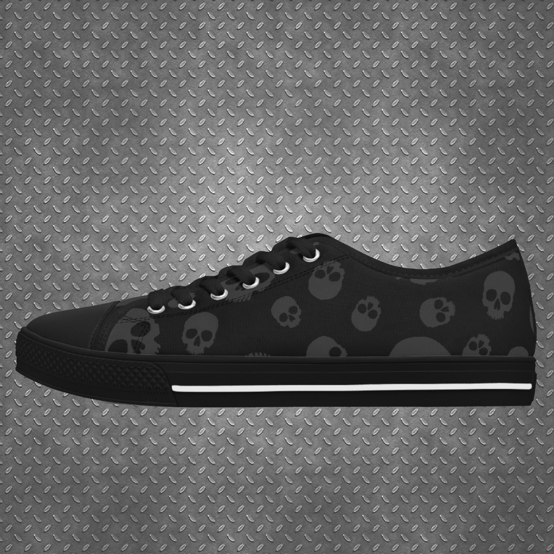 Goth Metal Sneakers